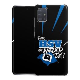 DeinDesign Galaxy A51 Handy Premium Case Smartphone Handyh&uuml;lle Schutzh&uuml;lle gl&auml;nzend Ascent Hamburger Sv Hsv Premium Case