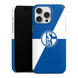 DeinDesign iPhone 15 Pro Max Handy Premium Case Smartphone Handyh&uuml;lle Schutzh&uuml;lle gl&auml;nzend Official Licensed Product Fc Schalke 04 Bundesliga Premium Case