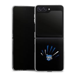DeinDesign Galaxy Z Flip 5 Handy Hard Case Schutzh&uuml;lle transparent Smartphone Handy H&uuml;lle Hsv Ascent Hamburger Sv Hard Case