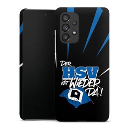 DeinDesign Galaxy A53 5G Handy Premium Case Smartphone Handyh&uuml;lle Schutzh&uuml;lle gl&auml;nzend Hsv Ascent Hamburger Sv Premium Case