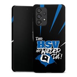 DeinDesign Galaxy A53 5G Handy Premium Case Smartphone Handyh&uuml;lle Schutzh&uuml;lle matt Hsv Ascent Hamburger Sv Premium Case