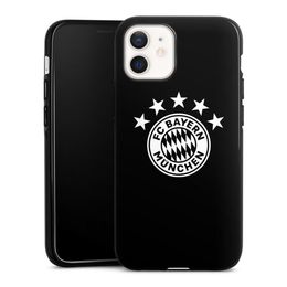 DeinDesign iPhone 12 mini Handy Silikon H&uuml;lle Case schwarz Handyh&uuml;lle Fcb Transparent Fc Bayern M&uuml;nchen