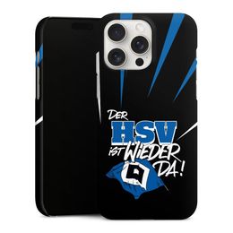 DeinDesign iPhone 15 Pro Max Handy Premium Case Smartphone Handyh&uuml;lle Schutzh&uuml;lle matt Ascent Hamburger Sv Hsv Premium Case