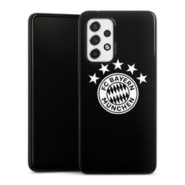 DeinDesign Galaxy A53 5G Handy Silikon H&uuml;lle Case schwarz Handyh&uuml;lle Transparent Fcb Fc Bayern M&uuml;nchen