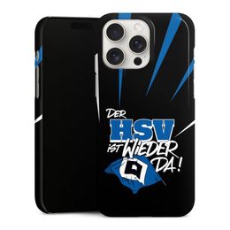 DeinDesign iPhone 15 Pro Max Handy Premium Case Smartphone Handyh&uuml;lle Schutzh&uuml;lle gl&auml;nzend Ascent Hamburger Sv Hsv Premium Case