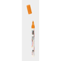 Kreul, Marker, Stoffmalstift, Textilmarker Javana texi mäx Sunny fine für helle Stoffe (Orange, 2 mm)