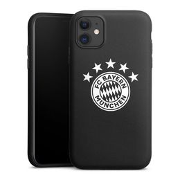 DeinDesign iPhone 11 Handy Premium Silikon H&uuml;lle Handyh&uuml;lle schwarz Case Fc Bayern M&uuml;nchen Fcb Transparent Silikon Premium Case