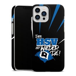 DeinDesign iPhone 13 Pro Max Handy Premium Case Smartphone Handyh&uuml;lle Schutzh&uuml;lle matt Ascent Hamburger Sv Hsv Premium Case