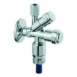 Grohe WAS Kombi-Eckventil 41082000 chrom, DN15, mit Rohrbelüfter