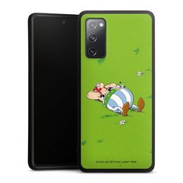 DeinDesign Galaxy S20 FE Handy Premium Silikon H&uuml;lle Handyh&uuml;lle schwarz Case Asterix Obelix Official Licensed Product Silikon Premium Case