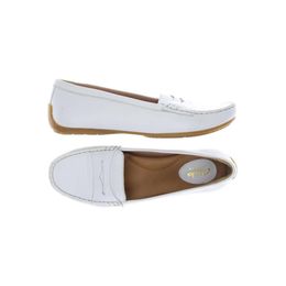 Clarks Halbschuh Damen Größe 39.5 Second Hand weiß
