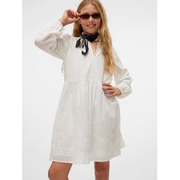 Vero Moda Girl Kleid "Trine" in Wei&szlig; - 52% | Gr&ouml;&szlig;e 146 | Kinderkleider