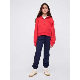 GAP Sweathose in Dunkelblau/ Rot - 80% | Gr&ouml;&szlig;e 116/122 | Kinderhosen
