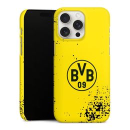DeinDesign iPhone 15 Pro Max Handy Premium Case Smartphone Handyh&uuml;lle Schutzh&uuml;lle matt Borussia Dortmund Borusse Official Licensed Product Premium Case