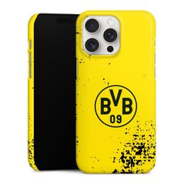 DeinDesign iPhone 15 Pro Max Handy Premium Case Smartphone Handyh&uuml;lle Schutzh&uuml;lle gl&auml;nzend Borussia Dortmund Borusse Official Licensed Product Premium Case