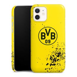 DeinDesign iPhone 12 Handy Premium Case Smartphone Handyh&uuml;lle Schutzh&uuml;lle gl&auml;nzend Borussia Dortmund Borusse Official Licensed Product Premium Case