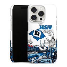 DeinDesign iPhone 15 Pro Handy Premium Case Smartphone Handyh&uuml;lle Schutzh&uuml;lle matt Ascent Hamburger Sv Official Licensed Product Premium Case