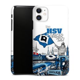 DeinDesign iPhone 11 Handy Premium Case Smartphone Handyh&uuml;lle Schutzh&uuml;lle matt Hamburger Sv Official Licensed Product Ascent Premium Case