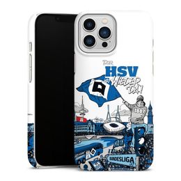 DeinDesign iPhone 13 Pro Max Handy Premium Case Smartphone Handyh&uuml;lle Schutzh&uuml;lle matt Ascent Hamburger Sv Official Licensed Product Premium Case