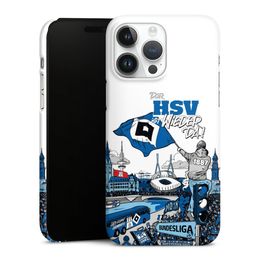 DeinDesign iPhone 14 Pro Max Handy Premium Case Smartphone Handyh&uuml;lle Schutzh&uuml;lle matt Ascent Hamburger Sv Official Licensed Product Premium Case