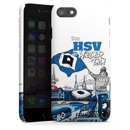 DeinDesign iPhone SE (2020) Handy Premium Case Smartphone Handyh&uuml;lle Schutzh&uuml;lle matt Ascent Official Licensed Product Hamburger Sv Premium Case