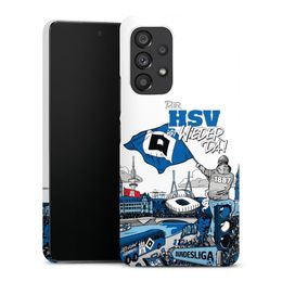 DeinDesign Galaxy A53 5G Handy Premium Case Smartphone Handyh&uuml;lle Schutzh&uuml;lle matt Ascent Official Licensed Product Hamburger Sv Premium Case