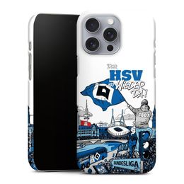DeinDesign iPhone 16 Pro Max Handy Premium Case Smartphone Handyh&uuml;lle Schutzh&uuml;lle gl&auml;nzend Ascent Hamburger Sv Official Licensed Product Premium Case