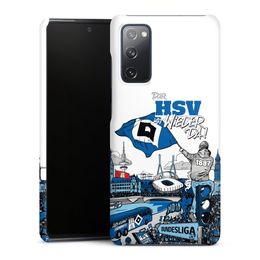 DeinDesign Galaxy S20 FE Handy Premium Case Smartphone Handyh&uuml;lle Schutzh&uuml;lle gl&auml;nzend Ascent Hamburger Sv Official Licensed Product Premium Case