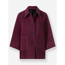 Heine Witt Damen Jacke mit weiten &Auml;rmeln, bordeaux, Gr&ouml;&szlig;e 34