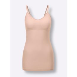 w&auml;schepur w&auml;schepur Damen BH-Hemd mit doppelt gemoldeten Cups, camel, Gr&ouml;&szlig;e 42