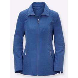 WITT Damen &Uuml;bergangsjacke mit Biesen-Verarbeitung, blau, Gr&ouml;&szlig;e 50