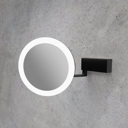 Viverso Zoom me Kosmetikspiegel mit 5-facher Vergrößerung, Beleuchtung mit einstellbarer Farbtemperatur, Akku, VM6301MB,