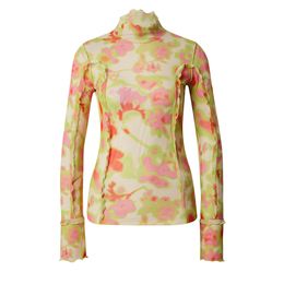 Hugo Shirt 'Deuphoria' Damen Gr&ouml;&szlig;e S neongr&uuml;n / pink / wei&szlig;