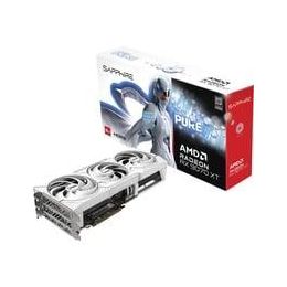 Sapphire Radeon RX 9070 XT Pure, Grafikkarte wei&szlig;, RDNA4, GDDR6, 2x DisplayPort, 2x HDMI 2.1