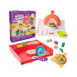 Spin Master Kinetic Sand - Squish Pizza Set, Spielsand 453 Gramm Sand