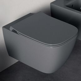 Ideal Standard life B Wandtiefspül-WC ohne Spülrand mit WC-Sitz Sandwich