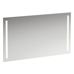 Laufen LANI Badspiegel mit 2 vertikal integrierten LED-Lichtelementen in 120 cm