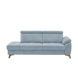 meinSofa Recami&eacute;re Chloris blau Ma&szlig;e (cm): B: 221 H: 107 T: 102.0 Sofas > Sofas nach Art > R&eacute;camieren &raquo; Sofa DE