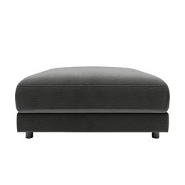 Jette Home Element Hocker in Feincord Modulsofa Sila grau Maße (cm): B: 100 H: 43 T: 127.0 Sofas > Sofas nach Art > Modulsofas » Sofa DE