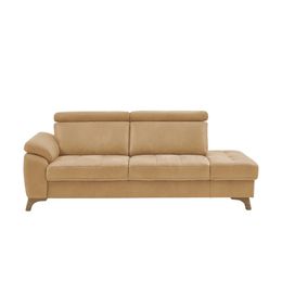 meinSofa Recamiére Chloris gelb Maße (cm): B: 221 H: 107 T: 102.0 Sofas > Sofas nach Art > Récamieren » Sofa DE