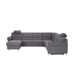meinSofa Wohnlandschaft Donald grau Maße (cm): B: 330 H: 89 T: 262.0 Sofas > Sofas nach Material > Stoffsofas » Sofa DE
