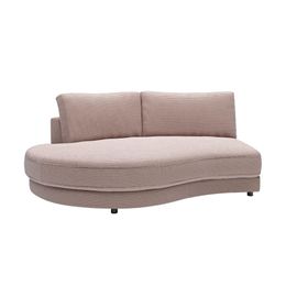 Jette Home Element Abschluss rund links in Cord Modulsofa Sila rosa/pink Maße (cm): B: 205 H: 85 T: 166.0 Sofas > Sofas nach Art > » Sofa DE