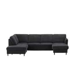 meinSofa Wohnlandschaft Veit schwarz Maße (cm): B: 305 H: 90 T: 200.0 Sofas > Sofas nach Material > Stoffsofas » Sofa DE