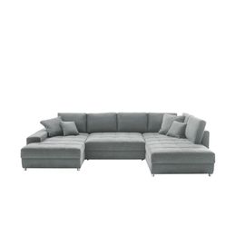 bobb Wohnlandschaft Arissa de Luxe grau Maße (cm): B: 353 H: 84 T: 215.0 Sofas > Sofas nach Material > Stoffsofas » Sofa DE