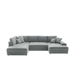 bobb Wohnlandschaft Arissa de Luxe grau Maße (cm): B: 353 H: 84 T: 215.0 Sofas > Sofas nach Material > Stoffsofas » Sofa DE