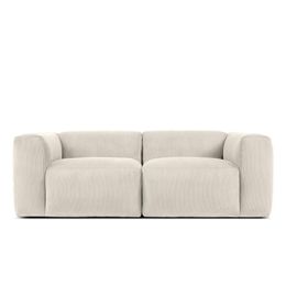 KONSIMO Einzelsofa Buffo creme Ma&szlig;e (cm): B: 210 H: 73 Sofas > Sofas nach Material > Stoffsofas &raquo; Sofa DE