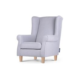 KONSIMO Ohrensessel Miles grau Ma&szlig;e (cm): B: 82 H: 105 Sessel & Hocker > Sessel nach Material > Stoff Sessel &raquo; Sofa DE