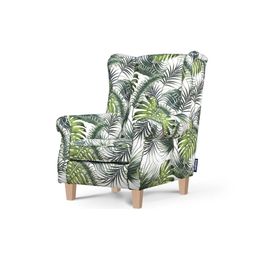 KONSIMO Ohrensessel Miles wei&szlig; Ma&szlig;e (cm): B: 82 H: 105 Sessel & Hocker > Sessel nach Material > Stoff Sessel &raquo; Sofa DE