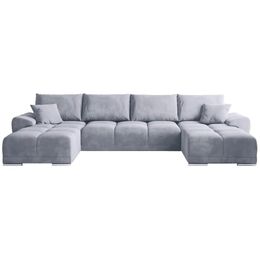 Wohnlandschaft Nubes grau Ma&szlig;e (cm): B: 360 H: 85 Sofas > Sofas nach Material > Stoffsofas &raquo; Sofa DE