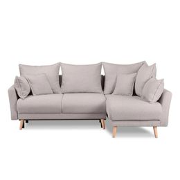 KONSIMO Ecksofa Belmos grau Ma&szlig;e (cm): B: 234 H: 100 Sofas > Sofas nach Material > Stoffsofas &raquo; Sofa DE
